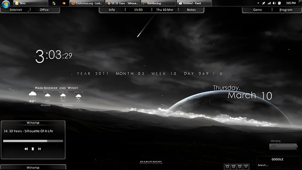 デスクトップカスタマイズツールのRainmeterでかっこいいデスクトップにしよう！ - ShopDD