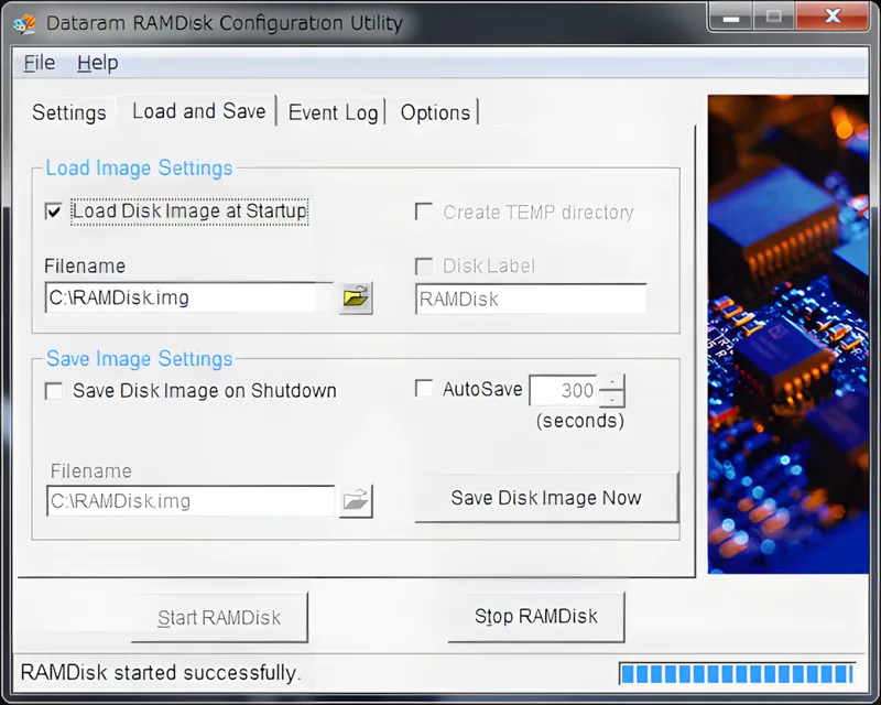 64bit対応のRAMディスク構築ソフトDataram RAMDisk！ - ShopDD
