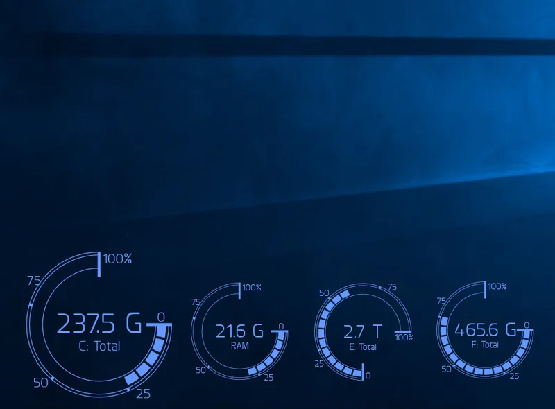 デスクトップカスタマイズツールのRainmeterでかっこいいデスクトップにしよう！ - ShopDD