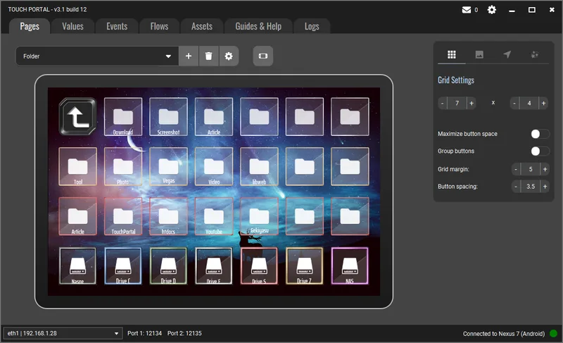 タブレットやスマホがPCの左手デバイスになるアプリTouch Portalがすごい！ - ShopDD